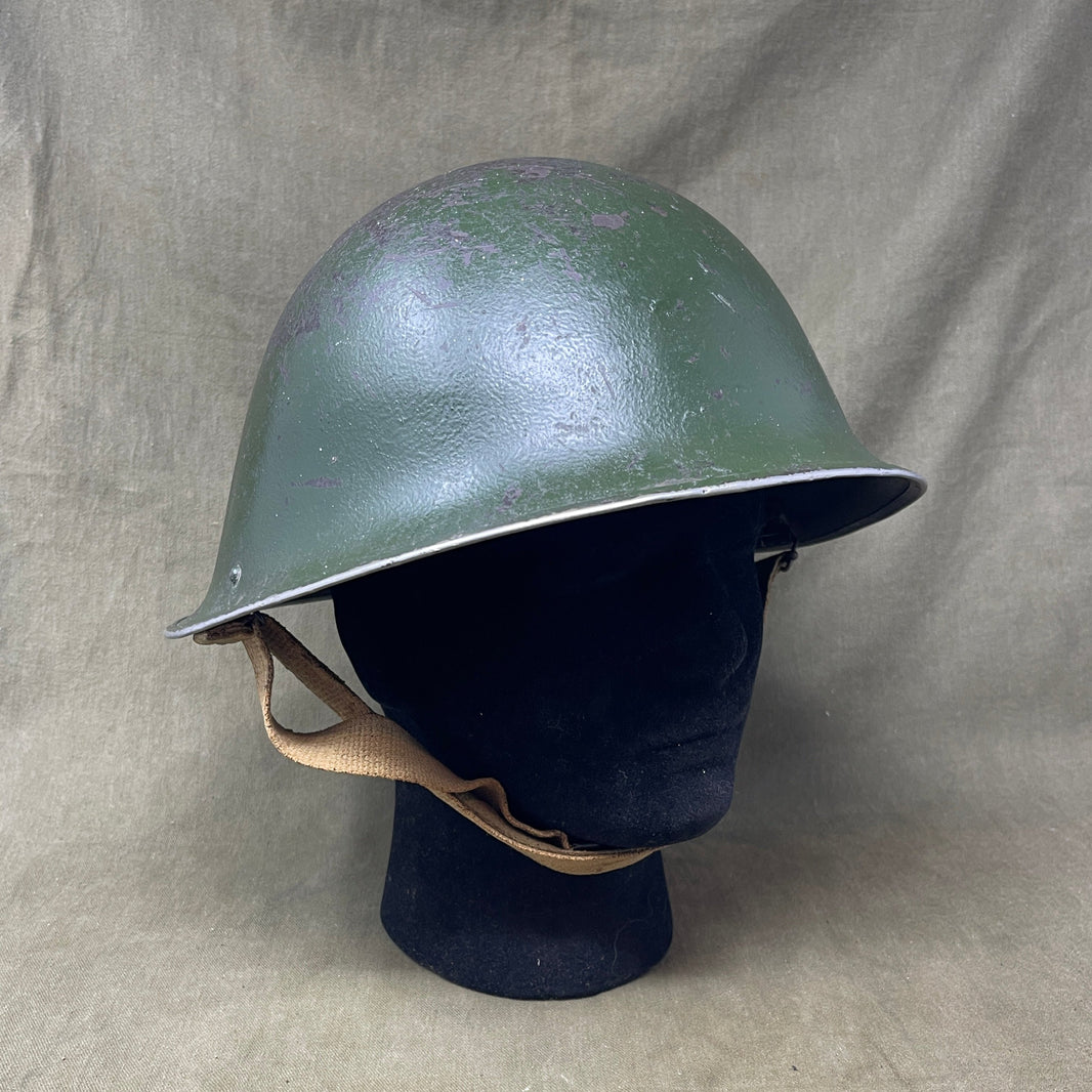 Original British WWII MK 3 Turtle Helmet - Authentic Military Collectible