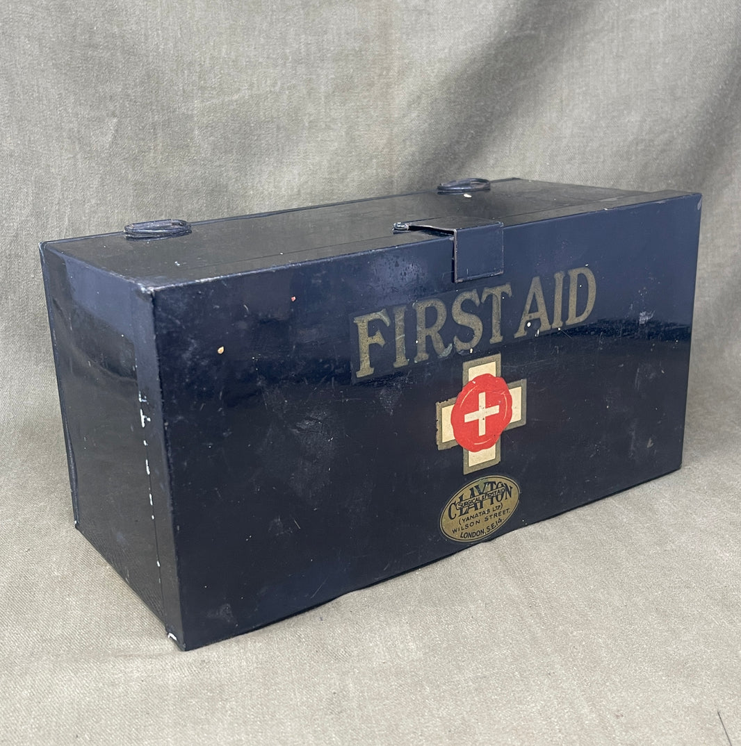 Original WW2 Steel First Aid Box with Contents – Clayton Surgical ...