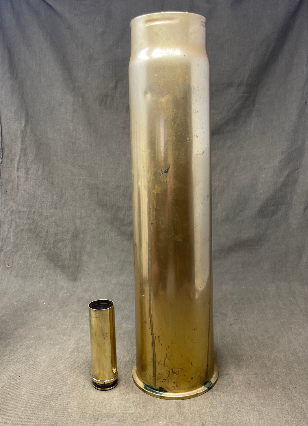 WW1 1916 Dated British 3inch 20Cwt Shell Case