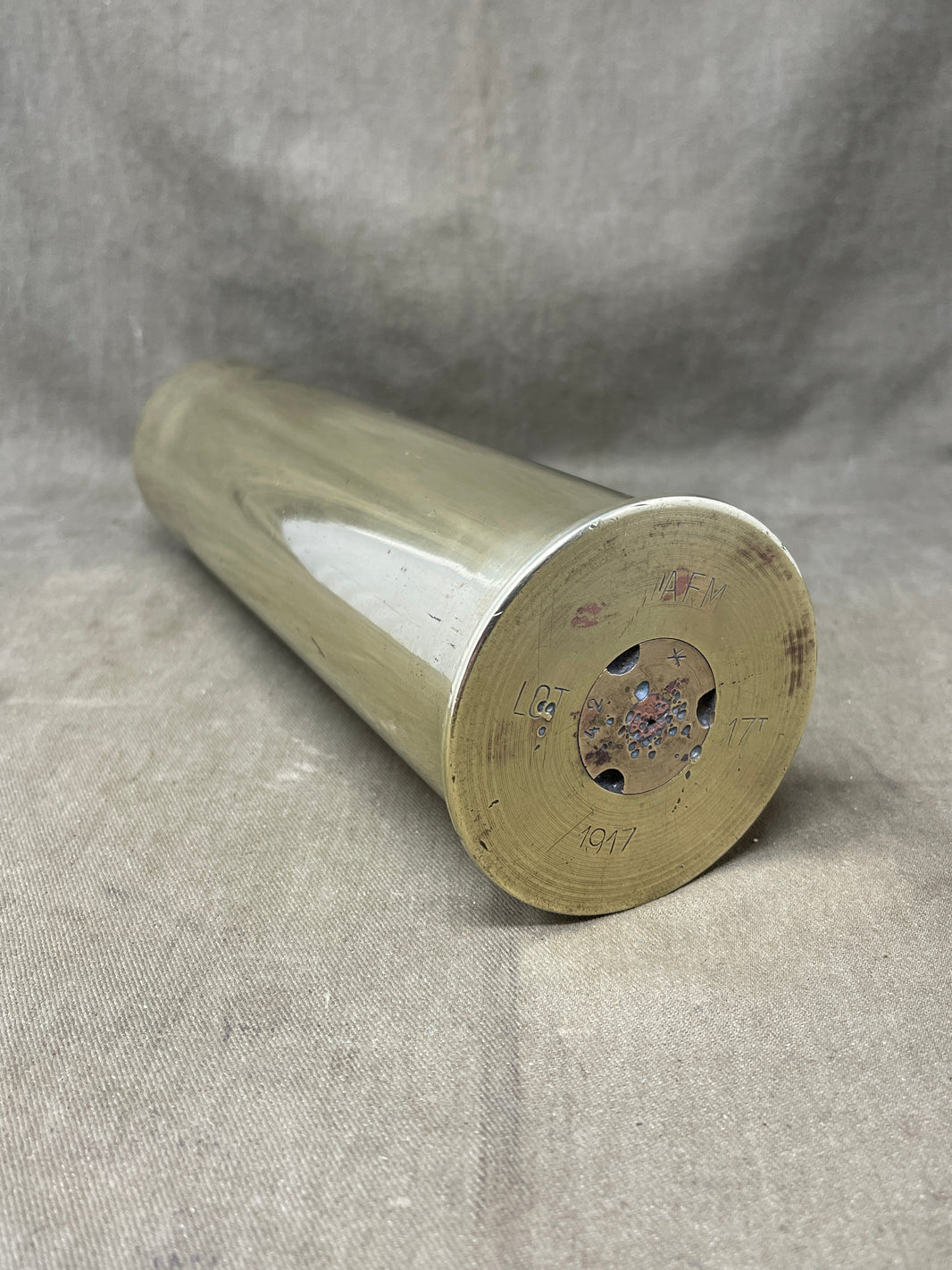 American 75mm Field Gun Shell Case Marked AFM~American Firearms ...