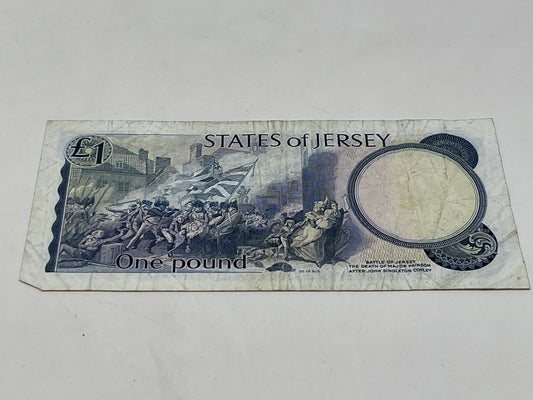 The States Of Jersey One Pound Note